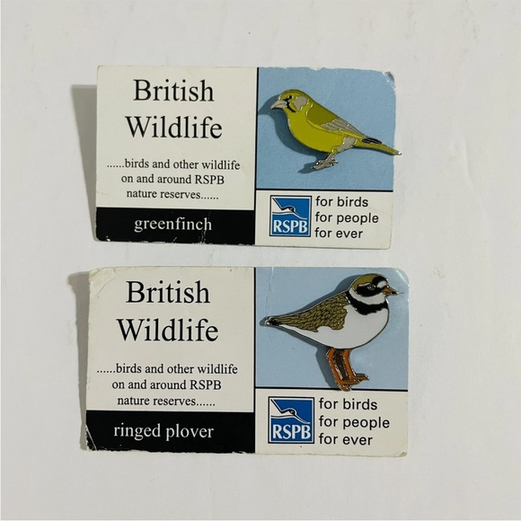 Other | Ringed Plovergreen Finch Bird British Wildlife Rspb66 Garded ...